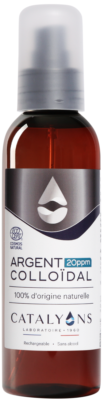 Argent Colloïdal 20 ppm - Laboratoire Catalyons